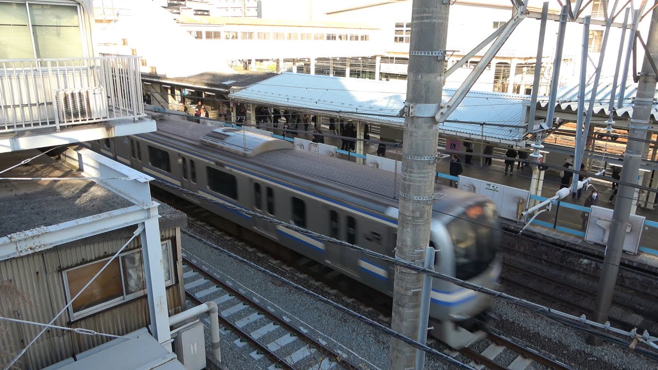 2024/12/10 横須賀線 E217系 Y-129+編成Y-30 鶴見駅 | Japan Railways Yokosuka Line ...