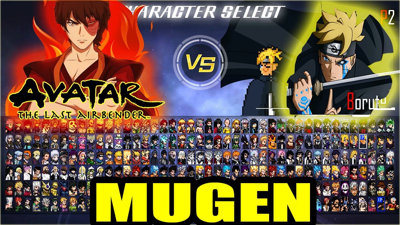 Zuko Avatar vs VERSE in MUGEN JUMP FORCE - YouTube