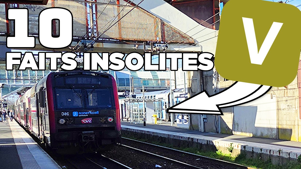 10 faits sur la ligne V du transilien ! - YouTube