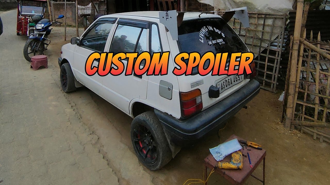 Custom homemade spoiler for TOFU 🇯🇵 - YouTube