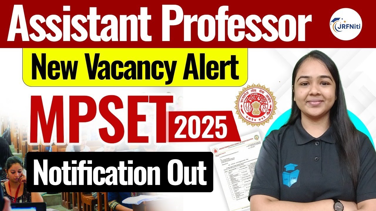MP SET 2025 Notification Out | MP SET Application Form 2025 Out ...