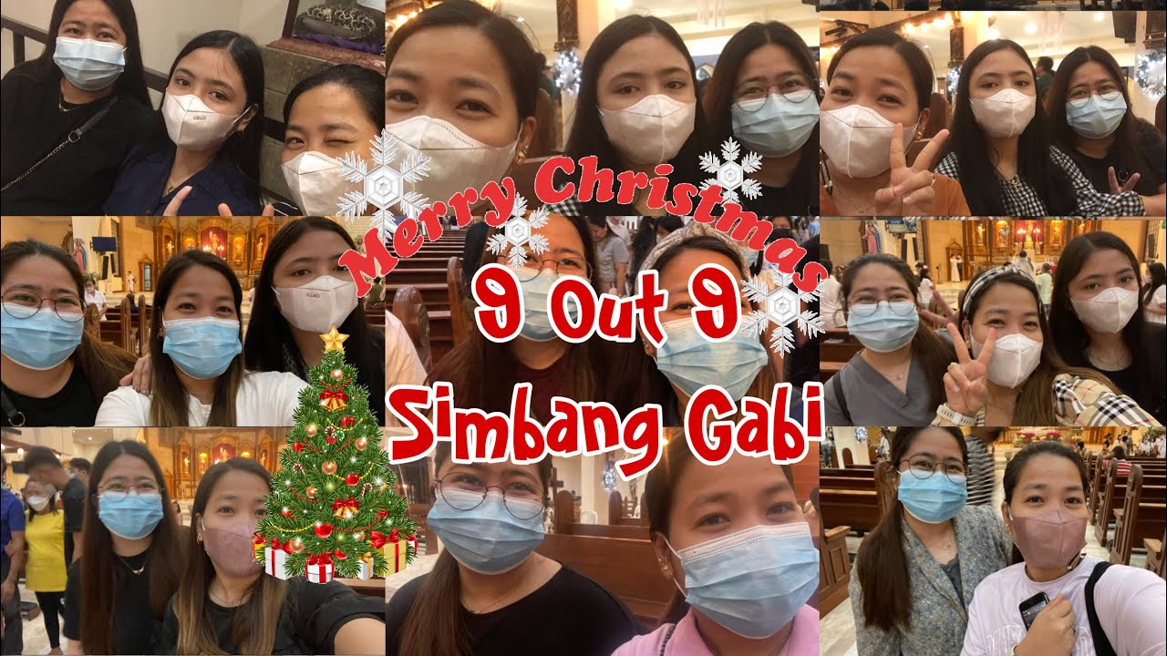 Simbang Gabi 9 out of 9 🙏🏻🤍 ( Merry Christmas Everyone 🎄 Happy Birthday ...