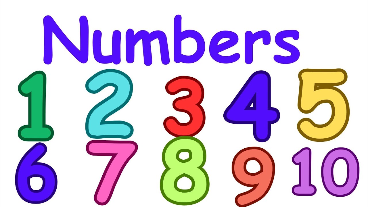 Numbers | numbers 1-10 | Number names | Learn basic number names for ...