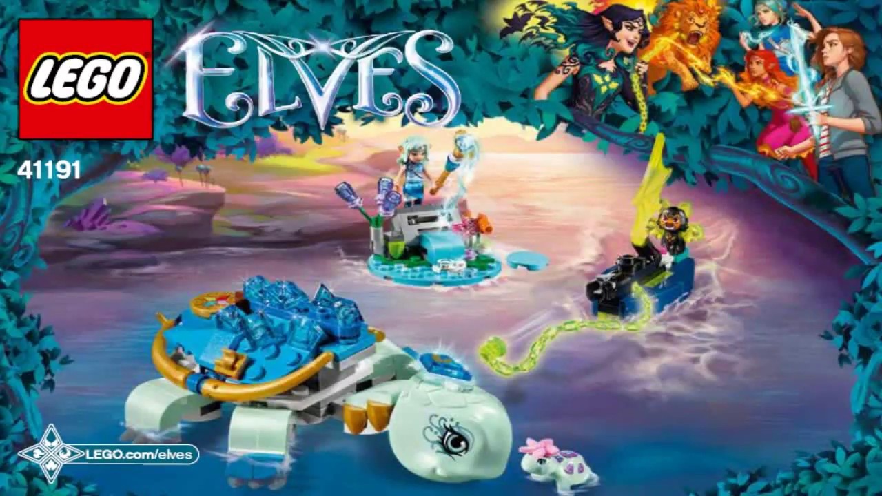 LEGO Elves NAIDA & THE WATER TURTLE AMBUSH 41191 - YouTube