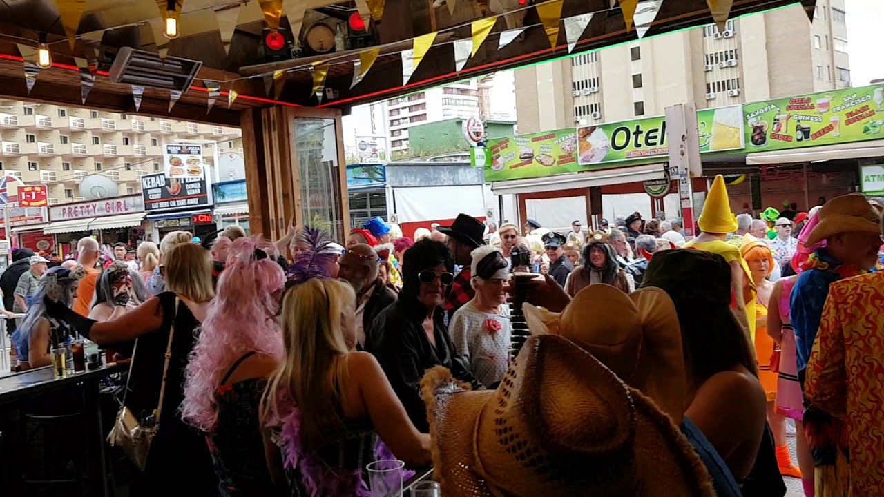 Benidorm Fancy Dress Day 2018 #3 - YouTube
