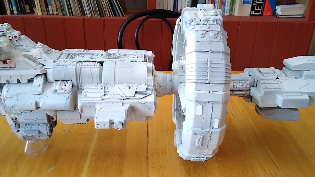 my scratch built starship projects leviathan - YouTube