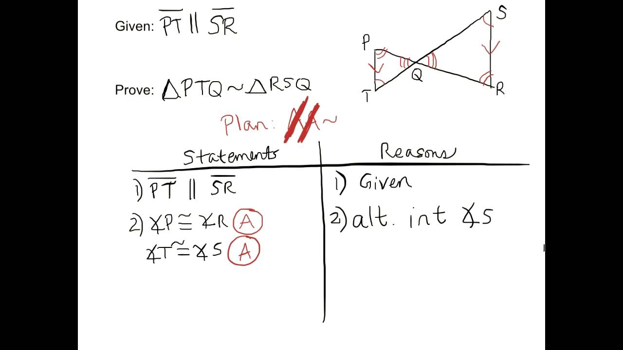 7 3 Proving Triangles Are Similar YouTube 7-3-proving-triangles-are-similar-youtube