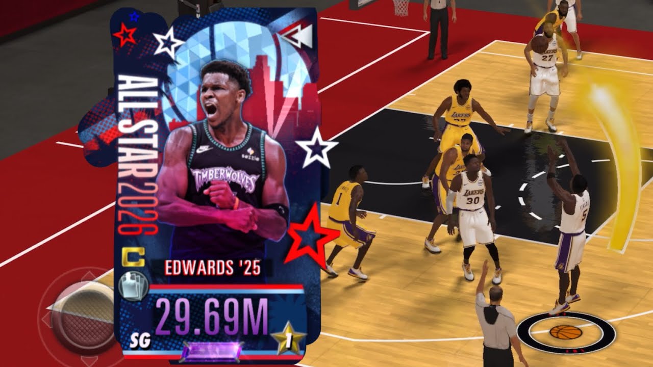 All Star Anthony Edwards Gameplay NBA 2K MOBILE - YouTube