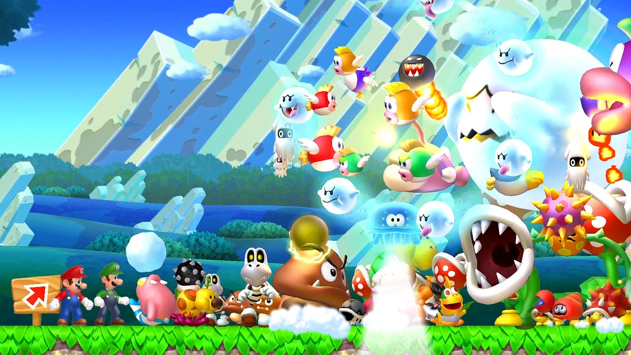 Can Mario and Luigi defeat all Enemies in New Super Mario Bros. U ...