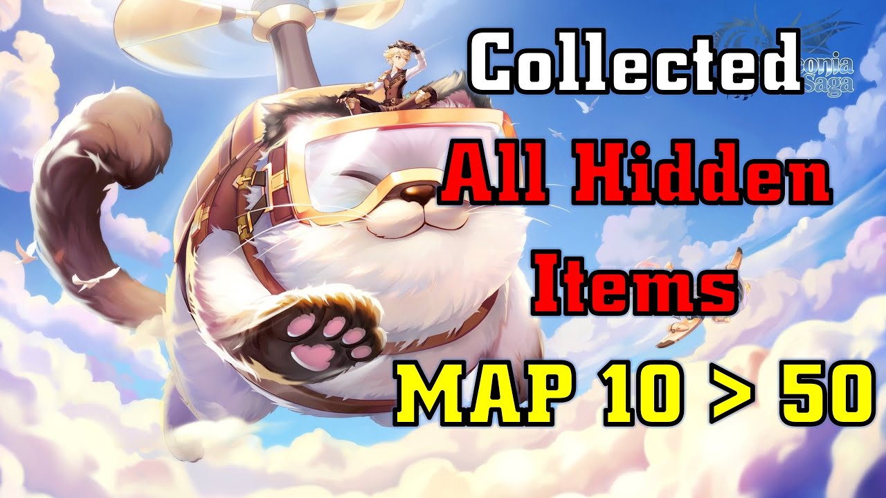 Nhặt Full Item Ẩn (Collected All Hidden Items) | MAP 10~50 | Draconia ...