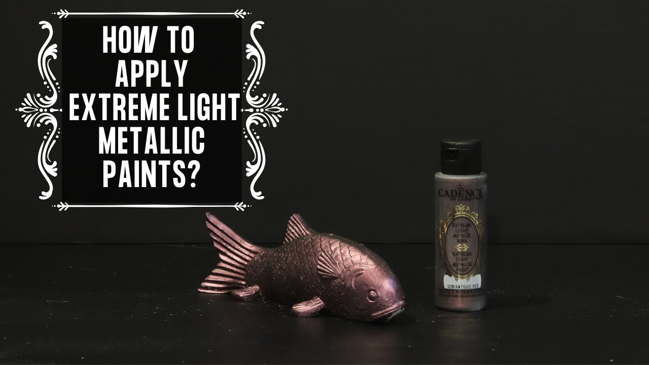 How to apply Cadence Extreme Light Metallic Paints? - YouTube
