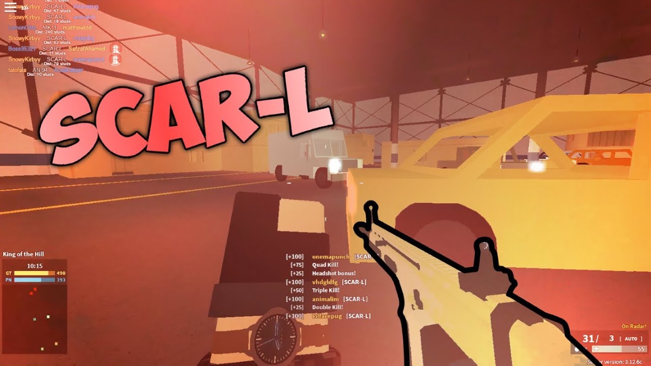 Scar-L Gameplay on ROBLOX Phantom Forces - YouTube