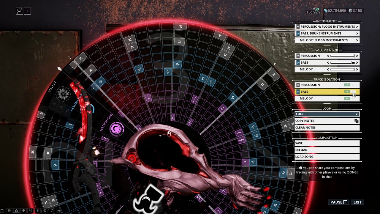 Warframe Mandachord: Zombienauta (Sensacion) + Glyph Codes - YouTube