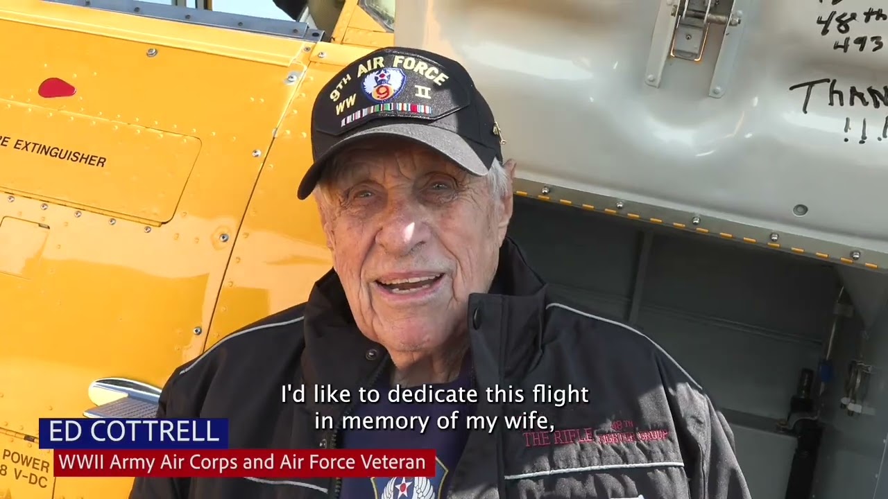 WWII Air Force Veteran Ed Cottrell - YouTube