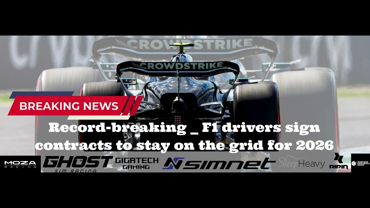 Record breaking _ F1 drivers sign contracts to stay on the grid for ...