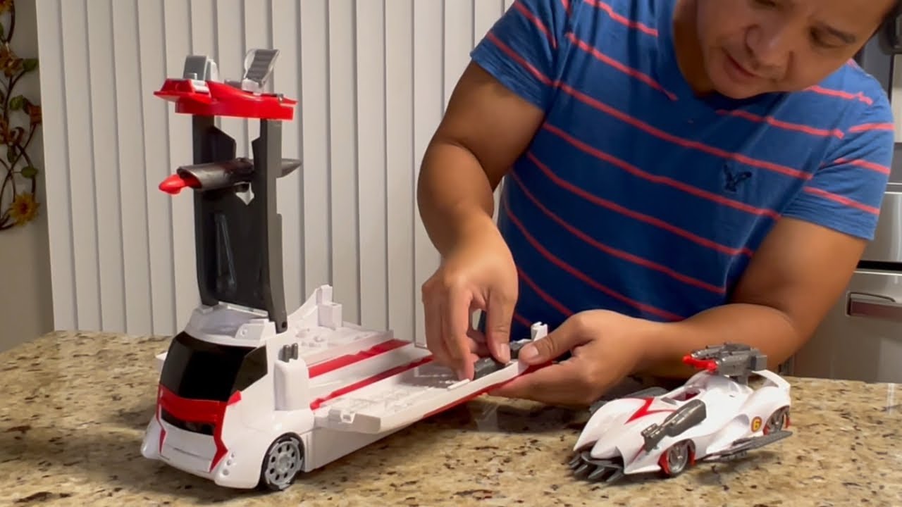 Speed Racer Battle Rig & Mach 6 (vehicle playset) - YouTube