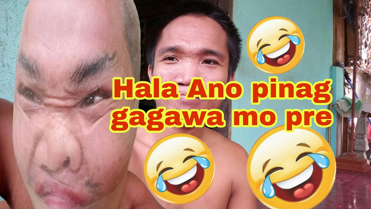 Stocking challenge piggy face #laughtrip😂😂 - YouTube