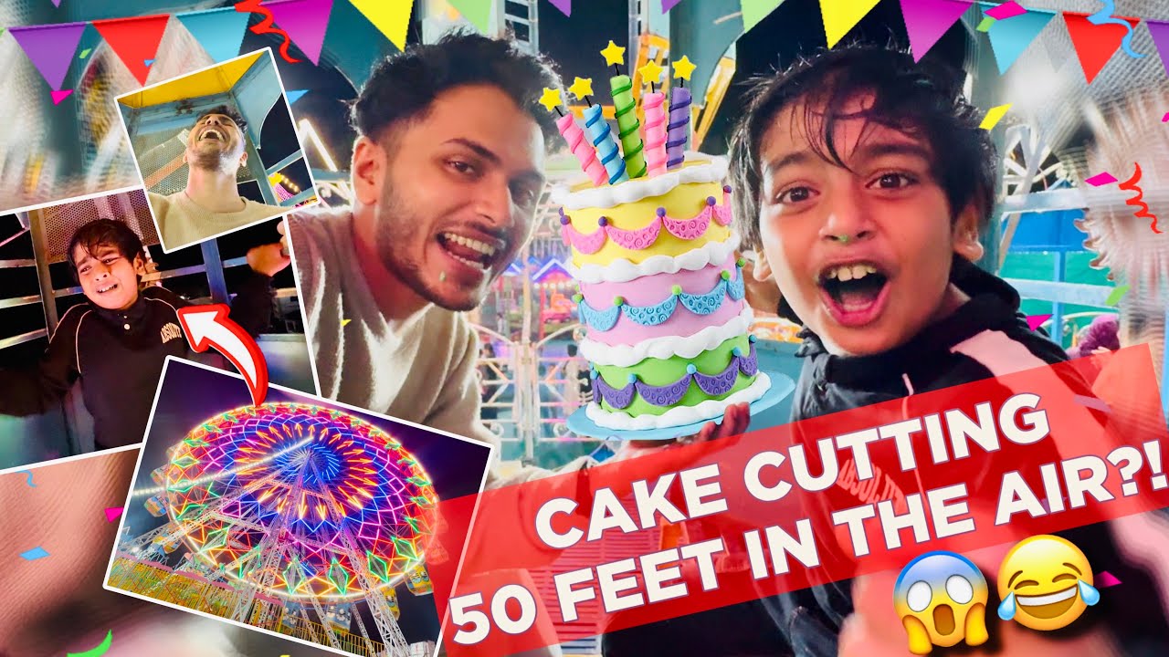 😱യന്ത്ര ഊഞ്ഞാലിൽ കേക്ക് മുറിച്ചു🎂🎁HAPPY BIRTHDAY FADI - YouTube