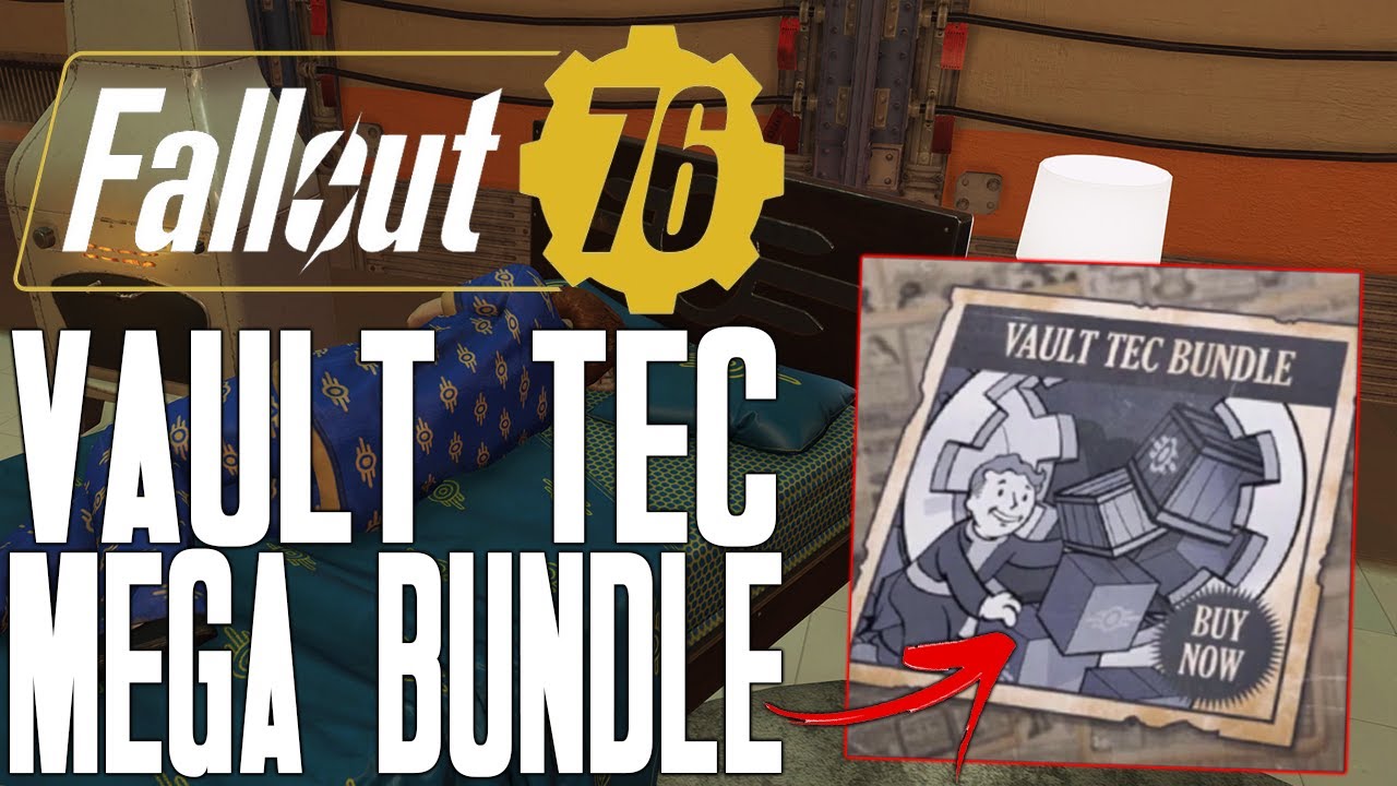 VAULT TEC MEGA BUNDLE UPDATE ADDED TO FALLOUT 76'S ATOMIC SHOP! - YouTube