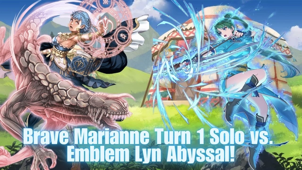 Brave Marianne Turn 1 Solo vs. Emblem Lyn Abyssal! [FEH] - YouTube