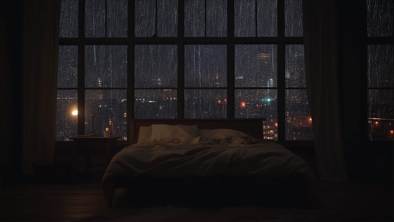 Rainy Day ASMR: Sleep Comfortably with Rain Sounds | Rain on Window to ...