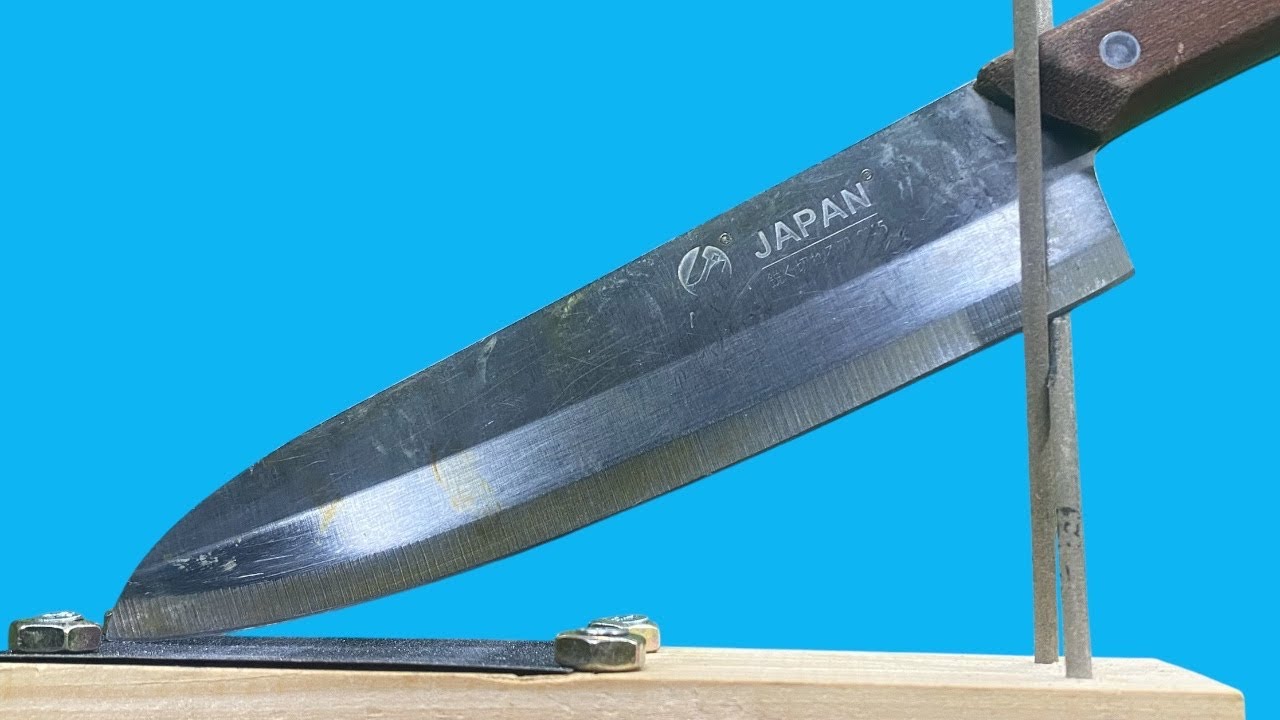 Razor Sharp Knives in 1 Minute! Best Knife Sharpener with This Trick ...