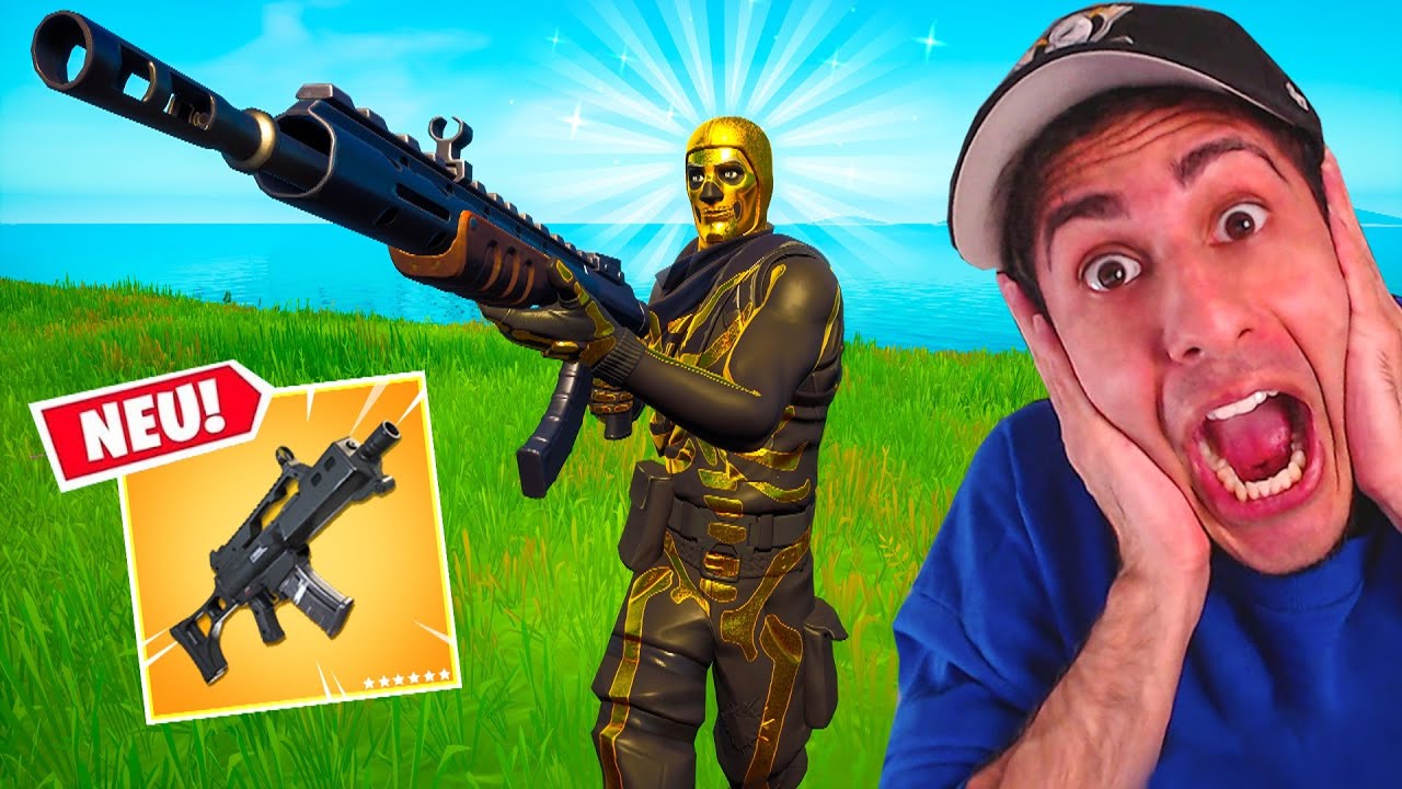 NEUE COMBAT SMG und OG GOLD Skull Trooper in Fortnite! - YouTube