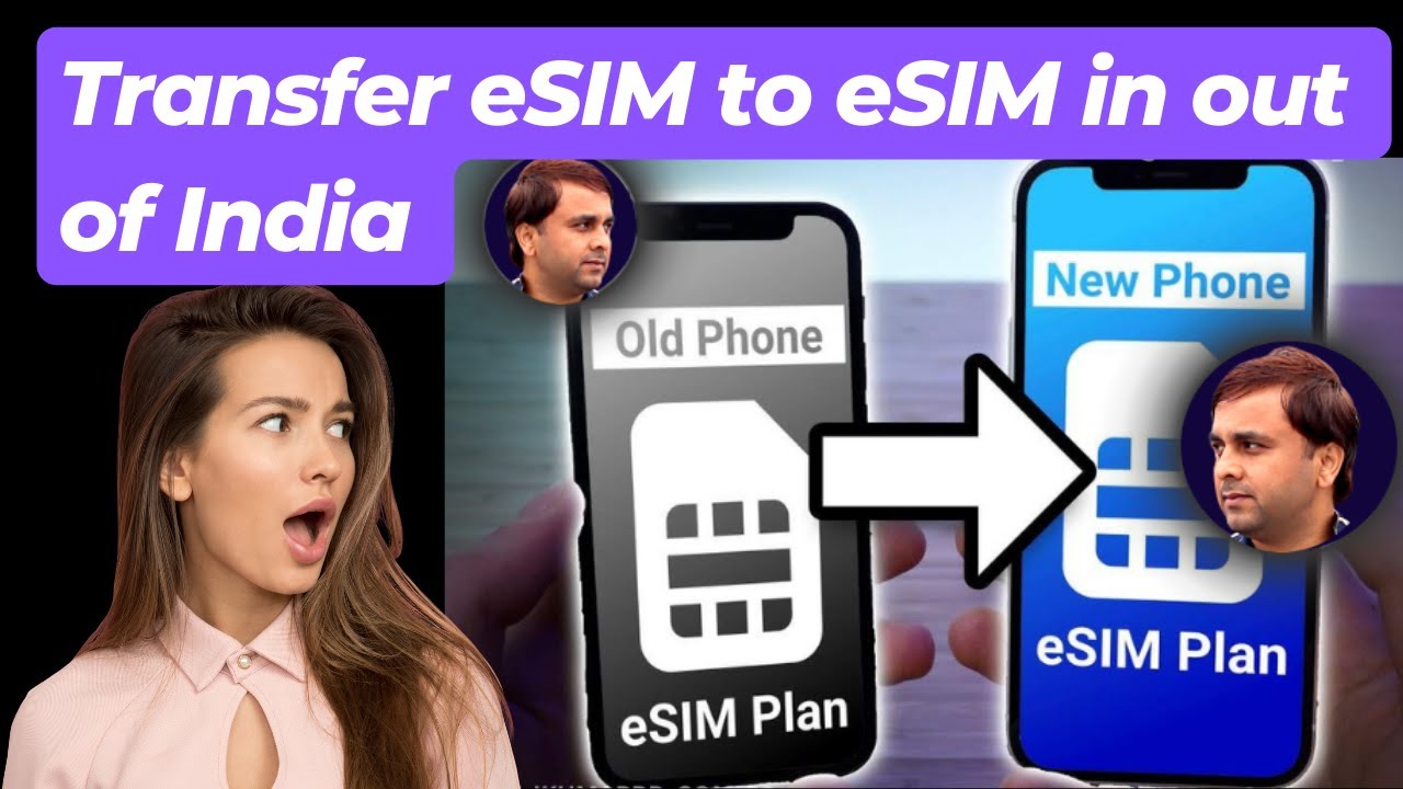 How to Transfer eSIM to eSIM in iPhone in out of India | Transfer eSIM ...
