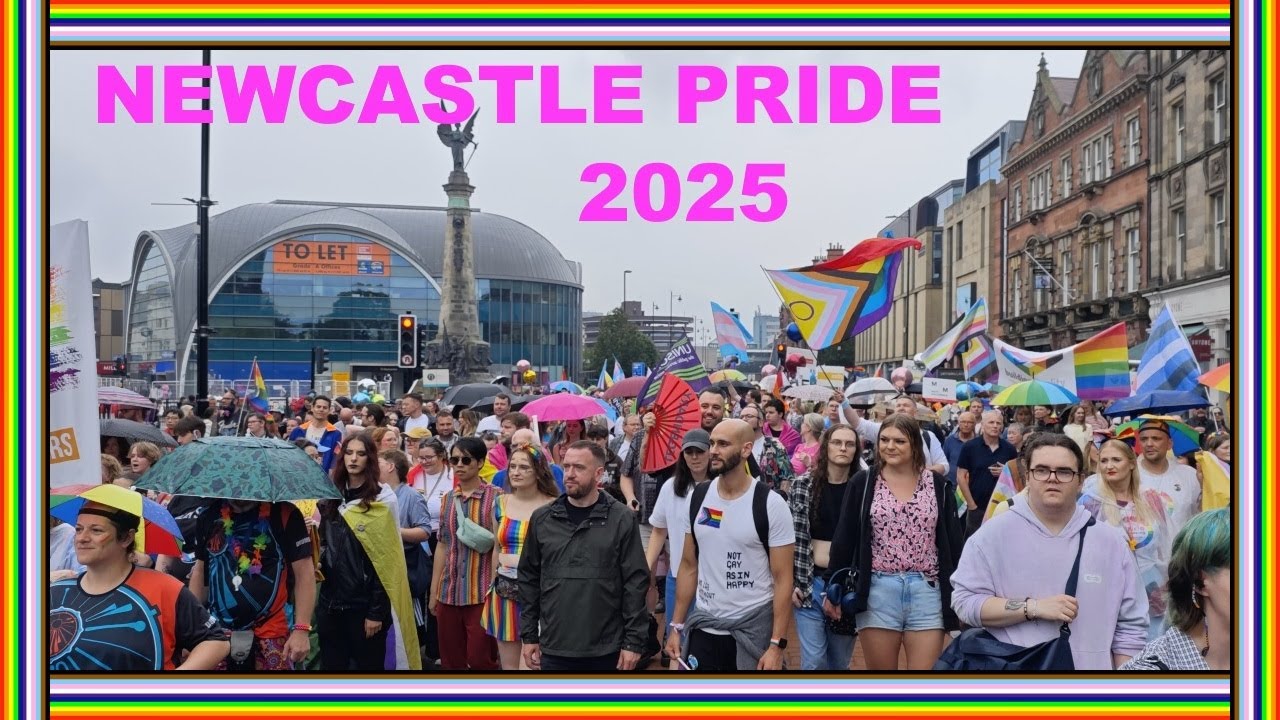 Northern Pride Parade LGBTQIA+ Newcastle 19 July 2025 - YouTube