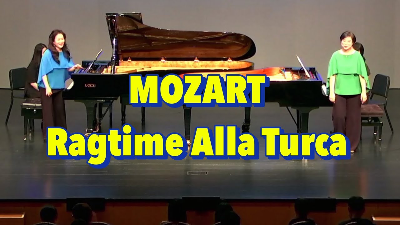 Mozart / Anderson Ragtime Alla Turca_Piano_Hye Youn Park_Jae Yun Mun ...