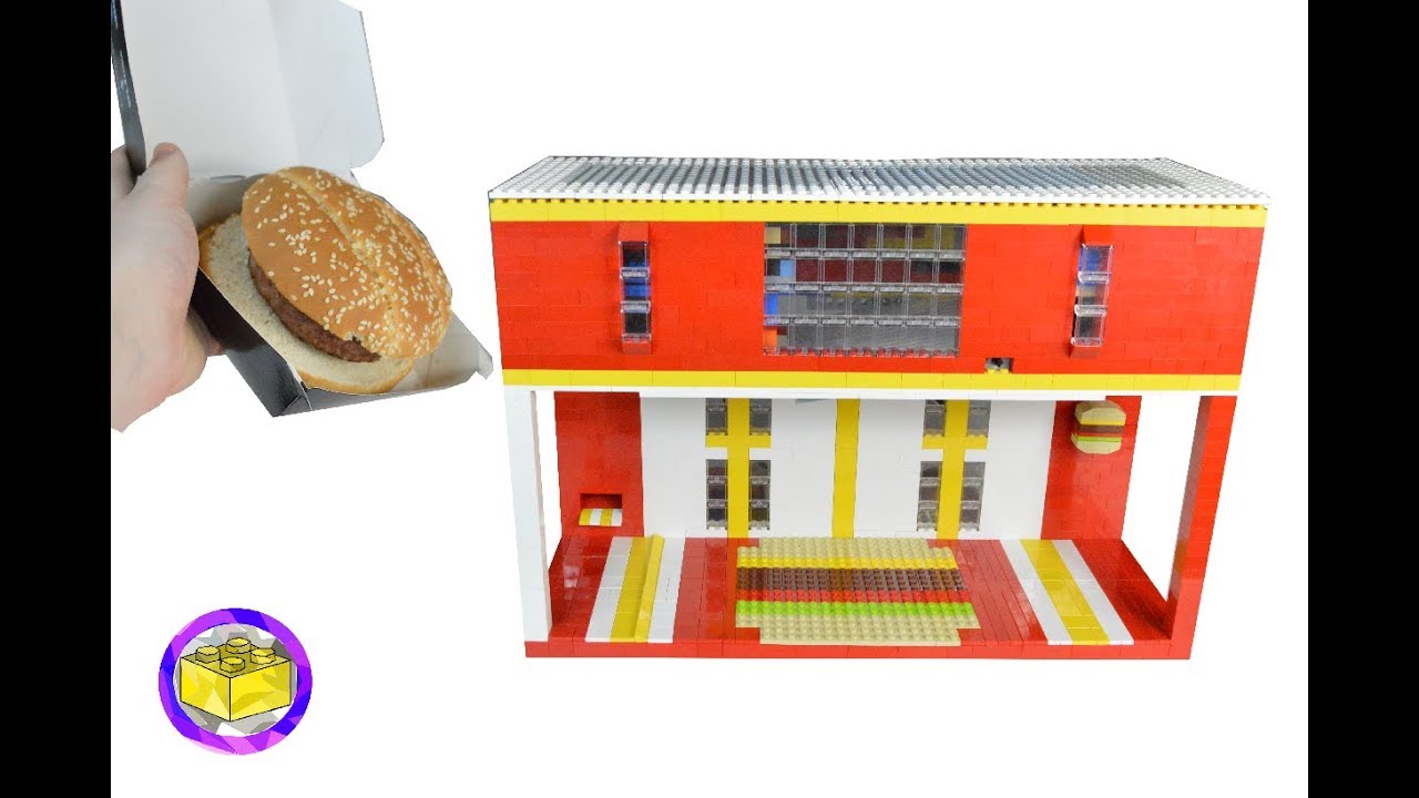 LEGO Fast Food Hamburger Maker - YouTube