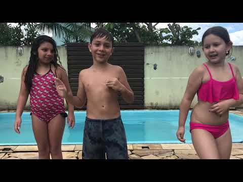DESAFIO NA PISCINA 2 - Lu VLogs