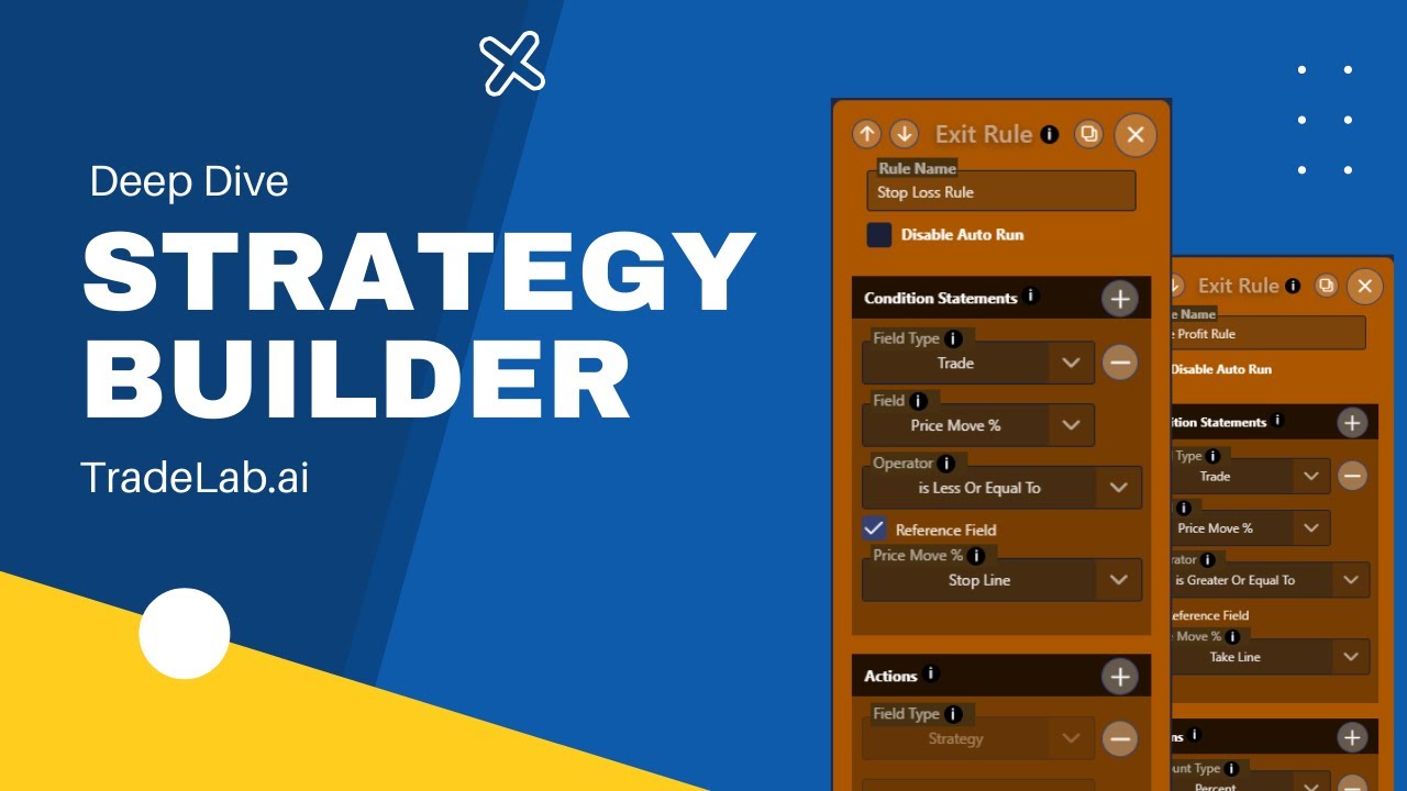 Strategy Builder Complete Tour - TradeLab.ai - YouTube