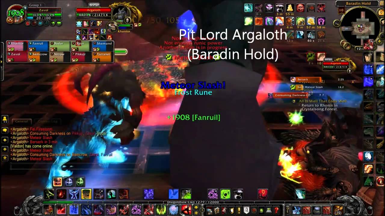 Pit Lord Argaloth Boss Encounter - YouTube