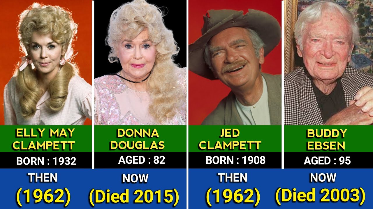 The Beverly Hillbillies 1962 Cast Then And Now - YouTube