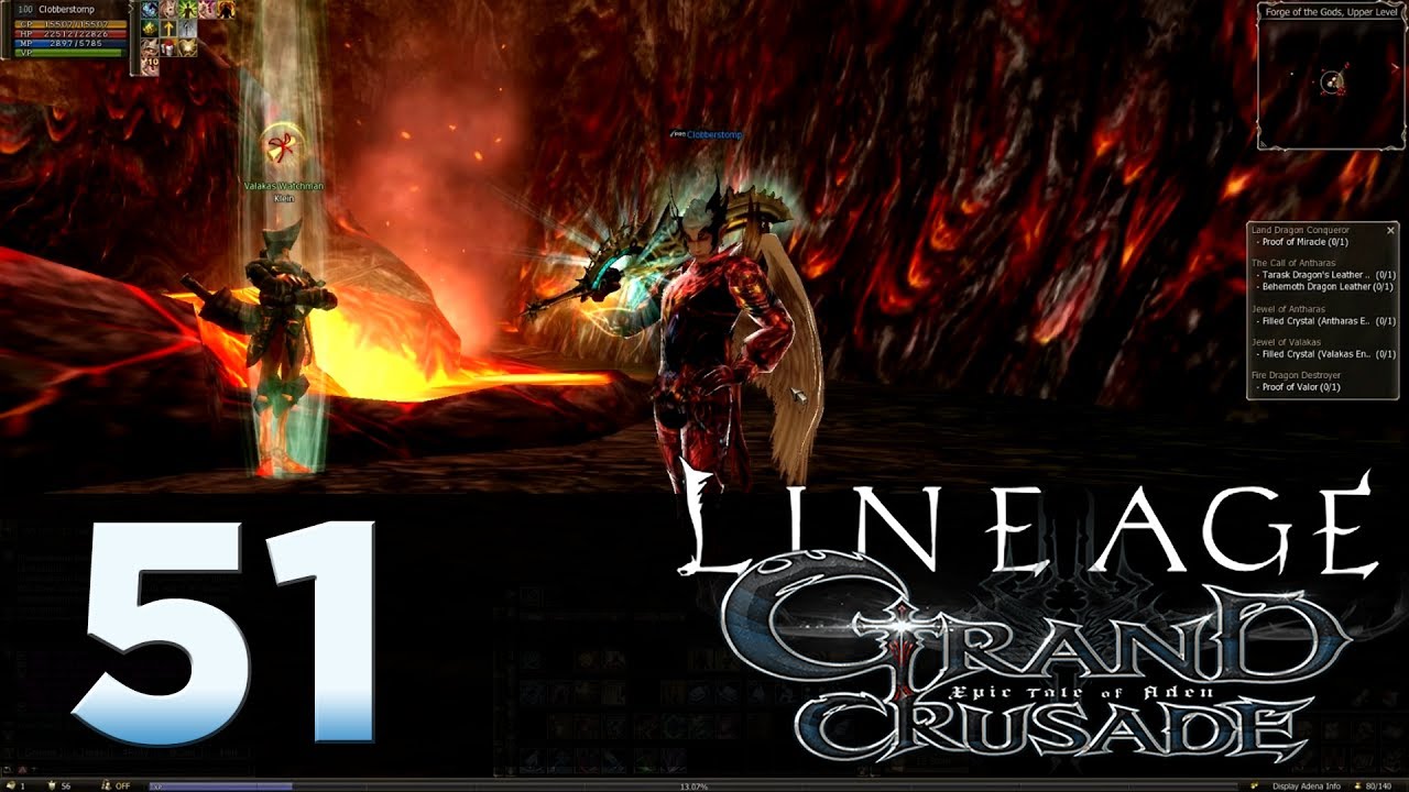 Lineage 2: Grand Crusade - Episode 51 - Quest For Valakas - YouTube