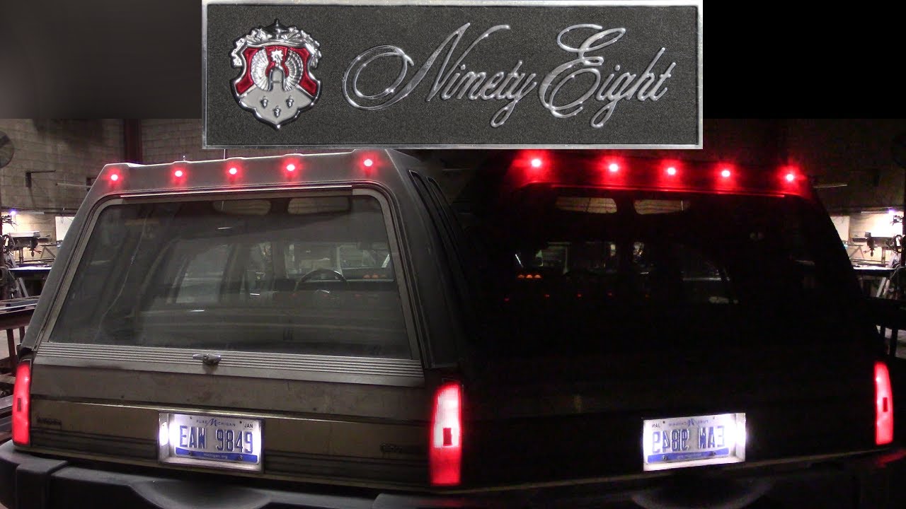 Installing Red Marker Lights Into Back Of Topper - YouTube