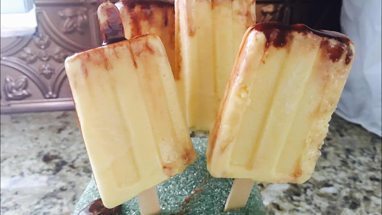 Creamy Mango and Chocolate Ice Pops - YouTube