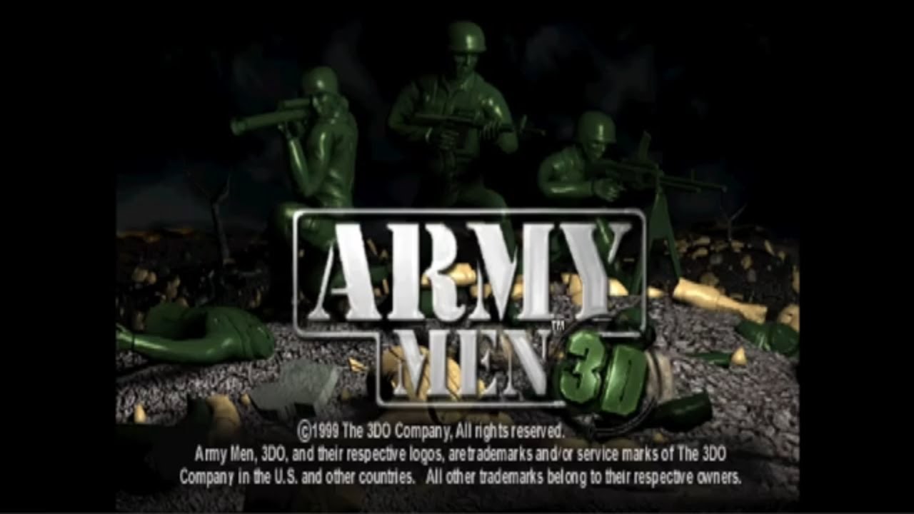 Army Men 3D - Sony PlayStation - Intro & Title Screen - YouTube