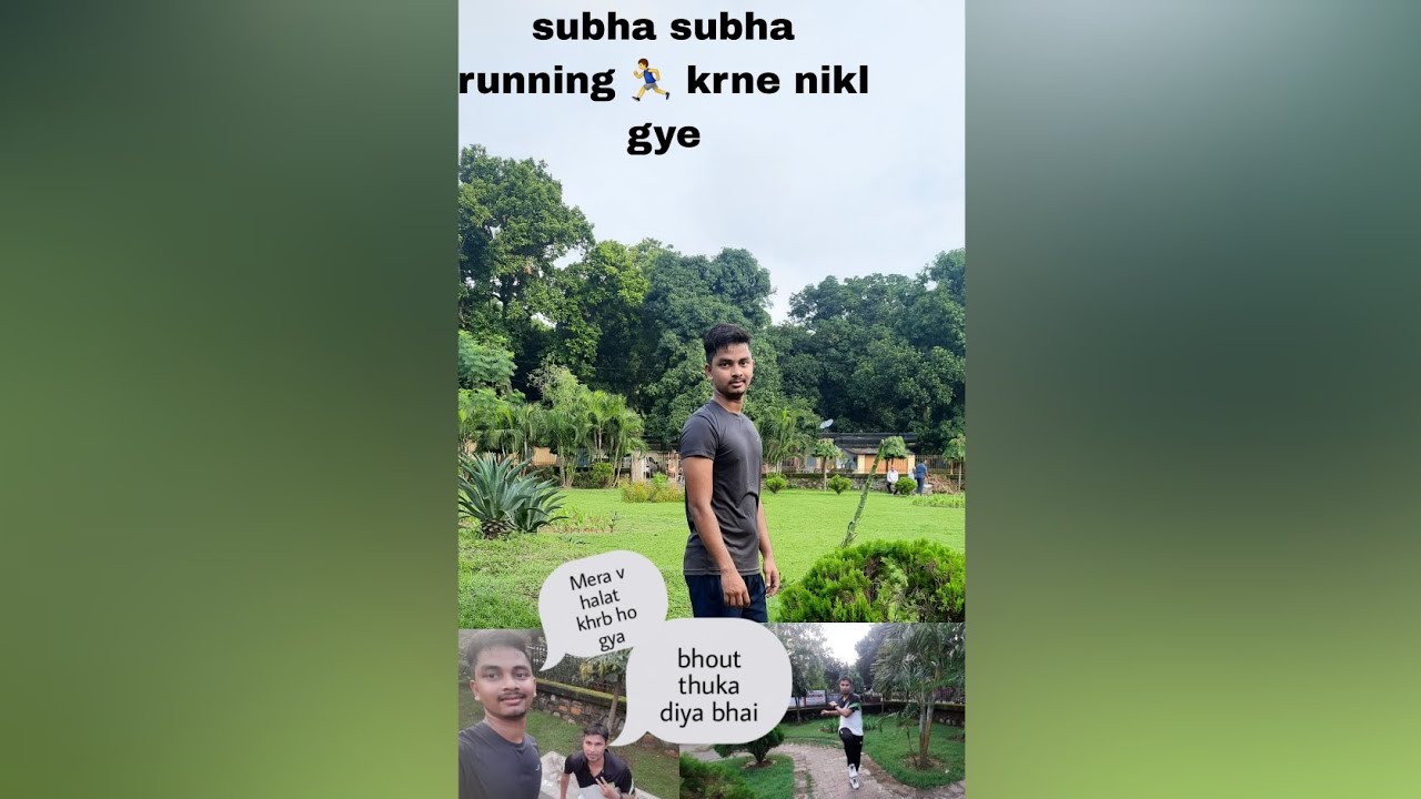 subha subha 🏃‍♂️ running krne nikl gye 💫!! morning 🌄 walk 🚶‍♂️ ♥️ - YouTube