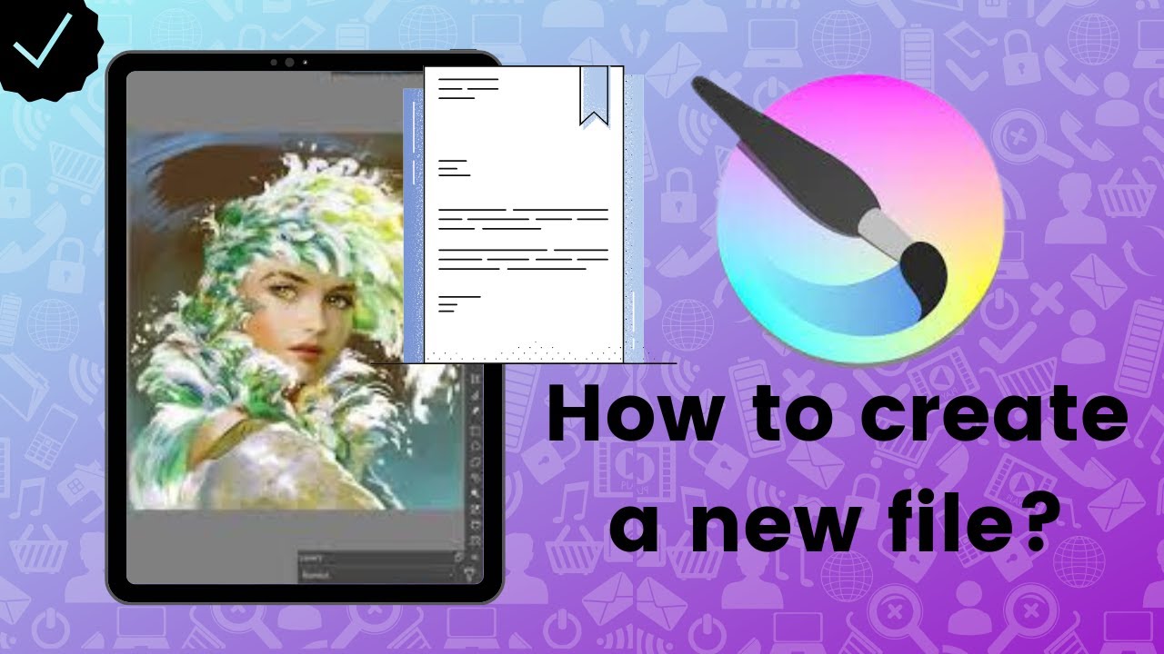 How to create a new file on Krita? - YouTube