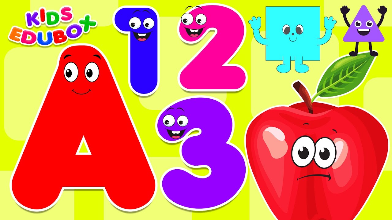 ABC & 123 Learning Videos For Preschool | ABC And One Two Three | ABC ...
