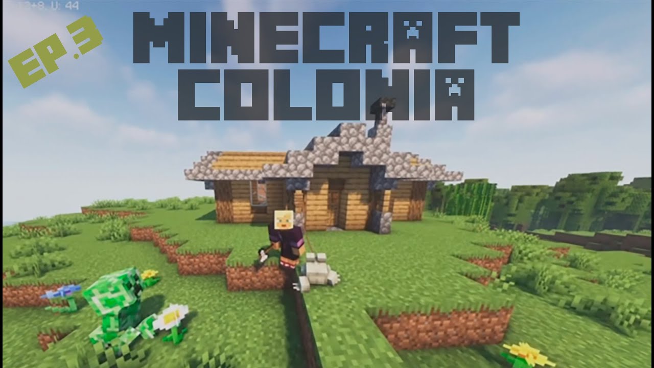 PRIMEIRA CASA! - Minecraft Colonia 03 - YouTube