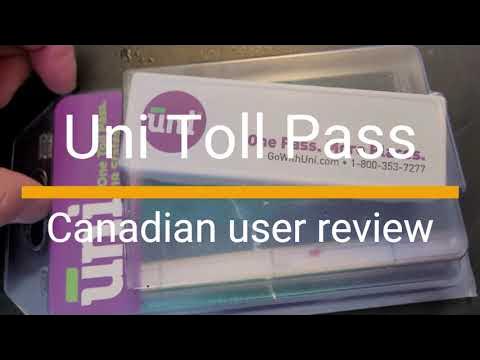 Uni Toll Pass review - YouTube