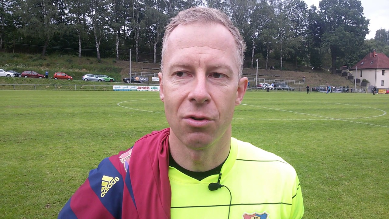 Jiří Švarc (brankář FCPK) po utkání v Chrastavě (Divize, 17.6.2017 ...