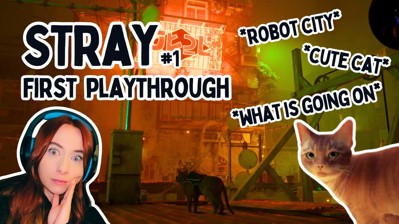 STRAY - FIRST PLAYTHROUGH - November Playstation Plus Game - Pt. 1 ...