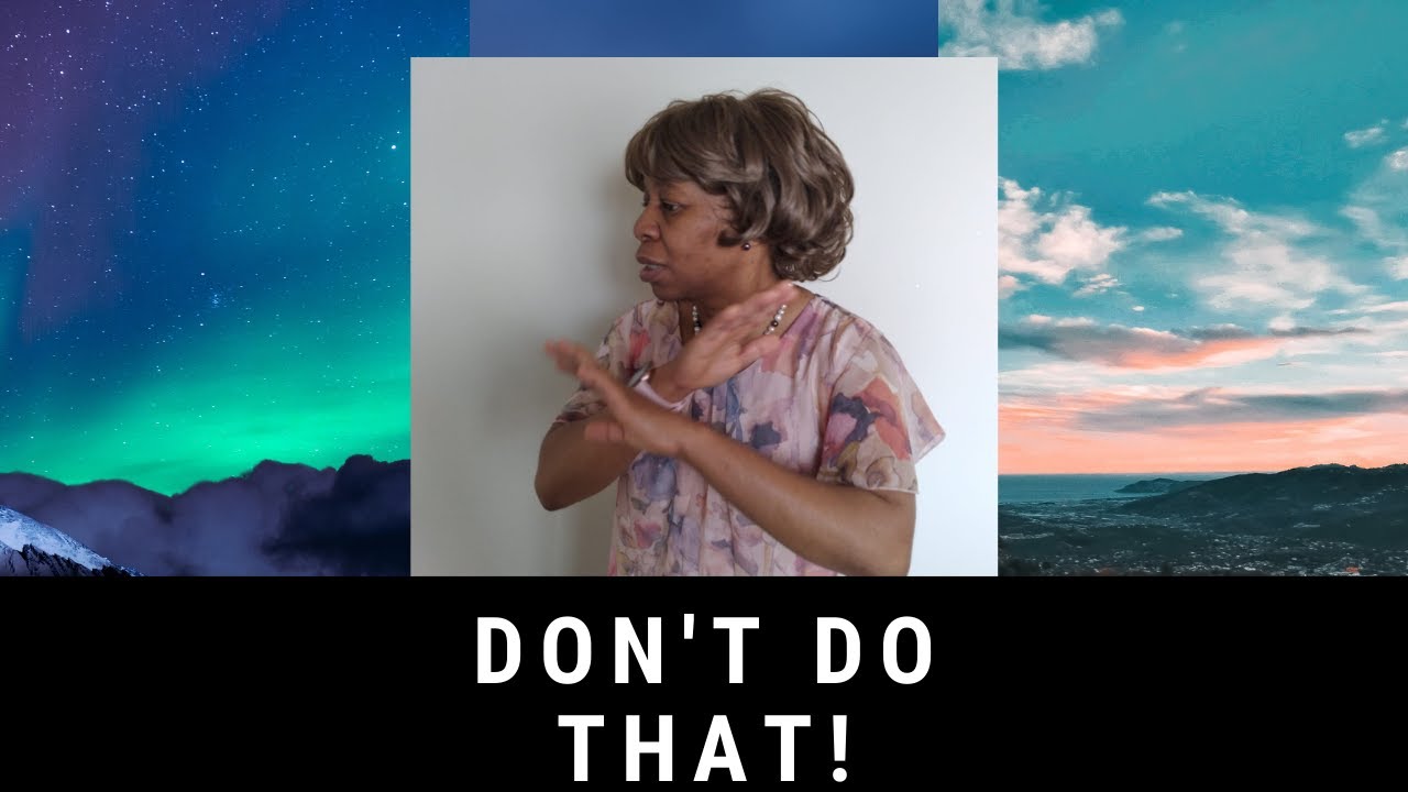 Don't do that! - YouTube