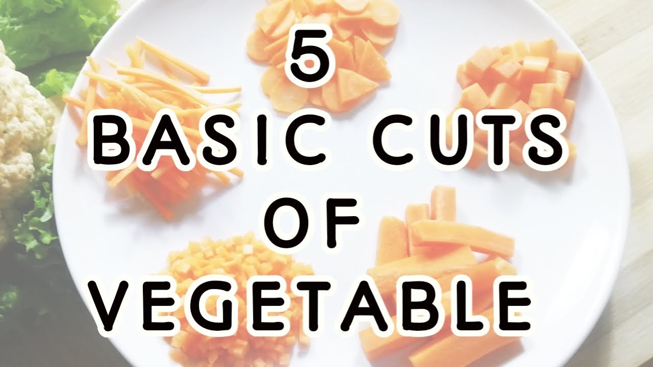 Basic Vegetable Cuts - Episode 01 - Basics with Thadi - CHEF THADI's ...
