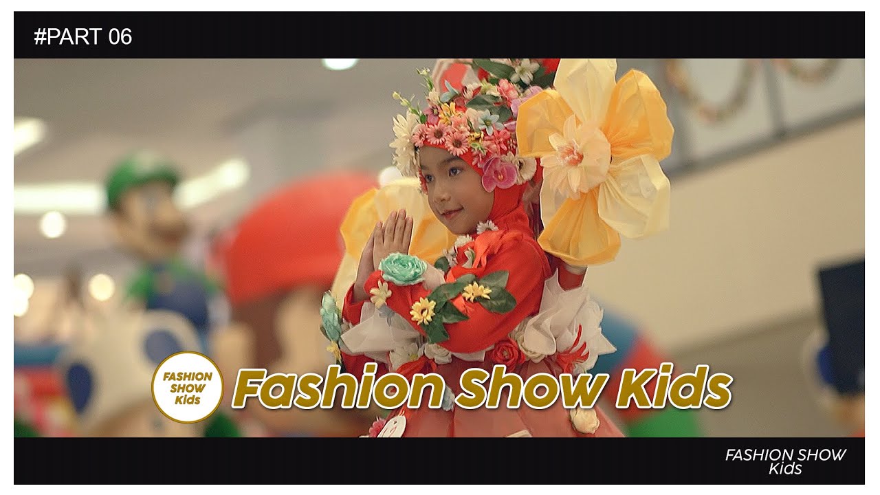 Kids Fashion Show I Theme Flower I Child Catwalk - part 06 - YouTube