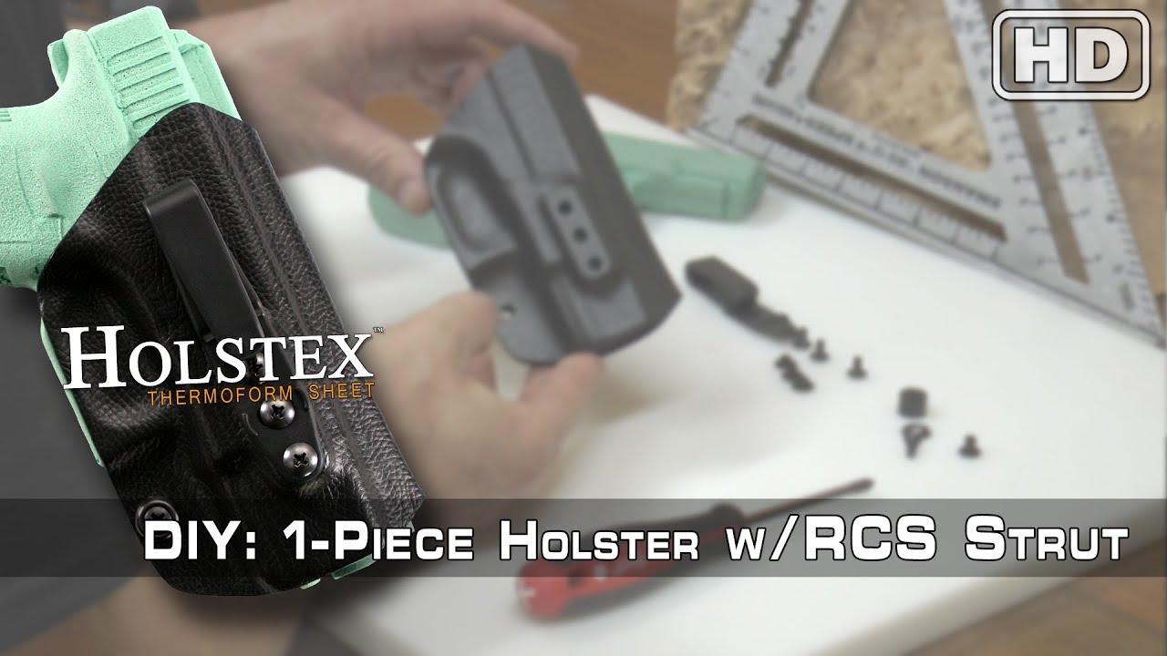 How to Make an Adjustable Retention Holster for the Glock 19 w/ a RCS ...